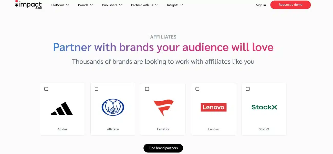 How to join impact affiliate program