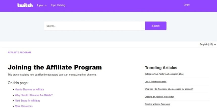 Twitch Affiliate Program: How To Join Guide