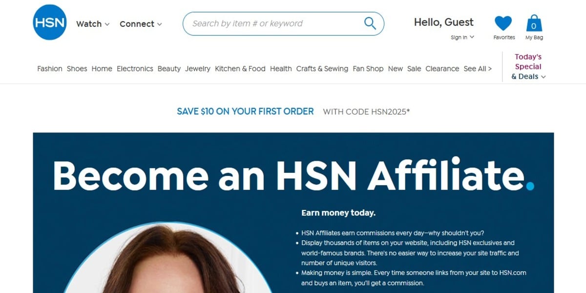 HSN Affiliate Program: How to Join Guide